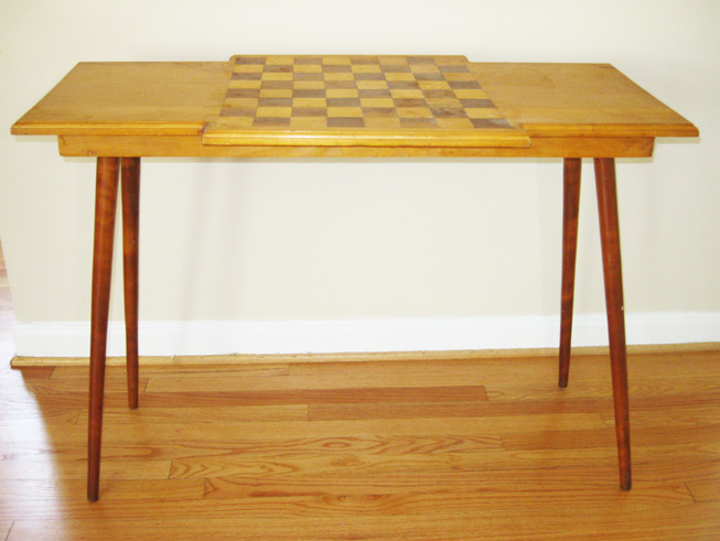 Gotcha Modern!: Mid Century Mod Checkers / Chess Table