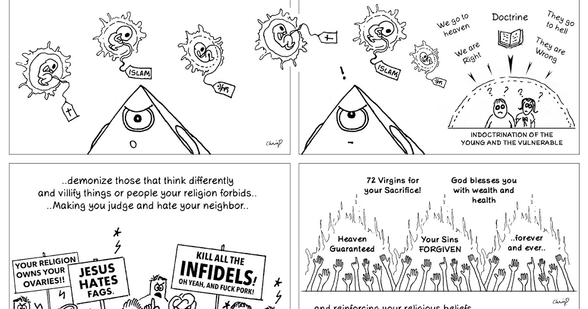 The Illuminator Comic: - All religions are the same.