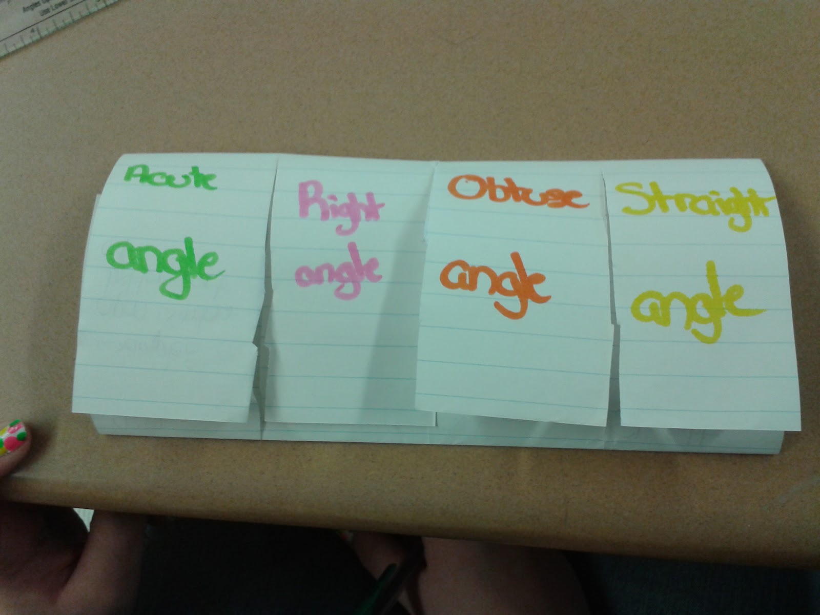 Mrs. Dryzal's Fantastic First Grade: Angle Foldable
