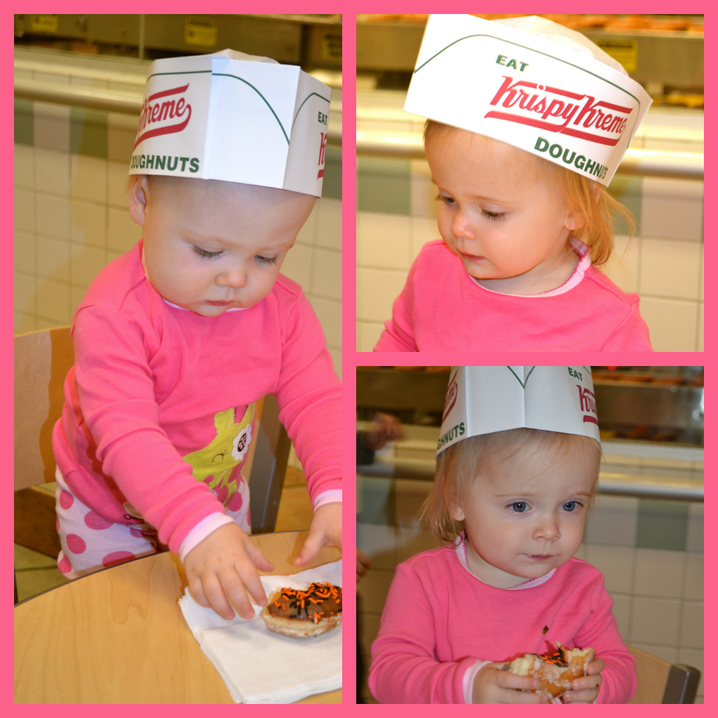 Busy at Home: Introducing the Girls to Krispy Kreme...