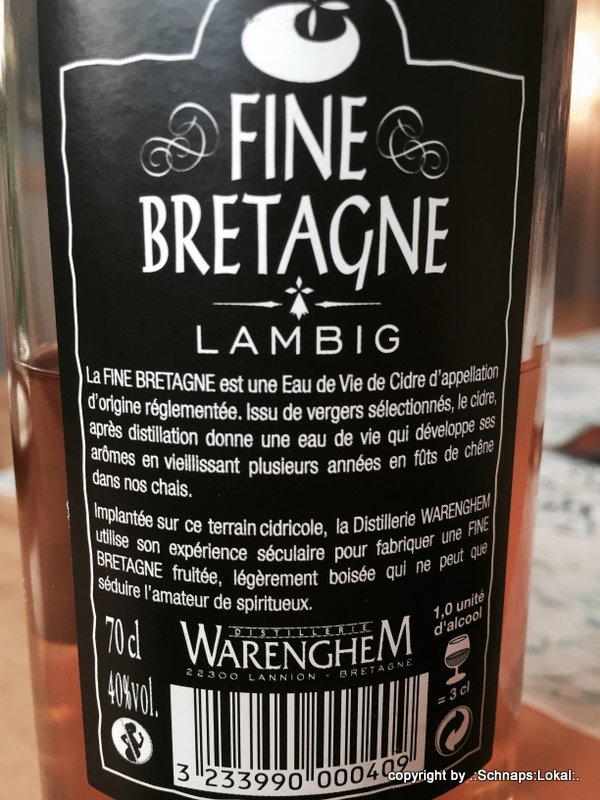 .:Schnaps:Lokal:.: Fine Bretagne - Lambig