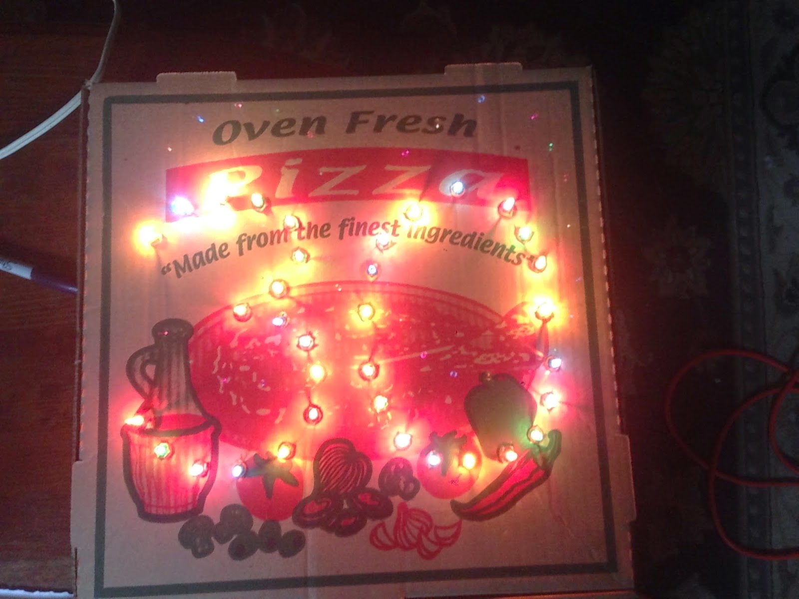 step off george: Pizza Box Art