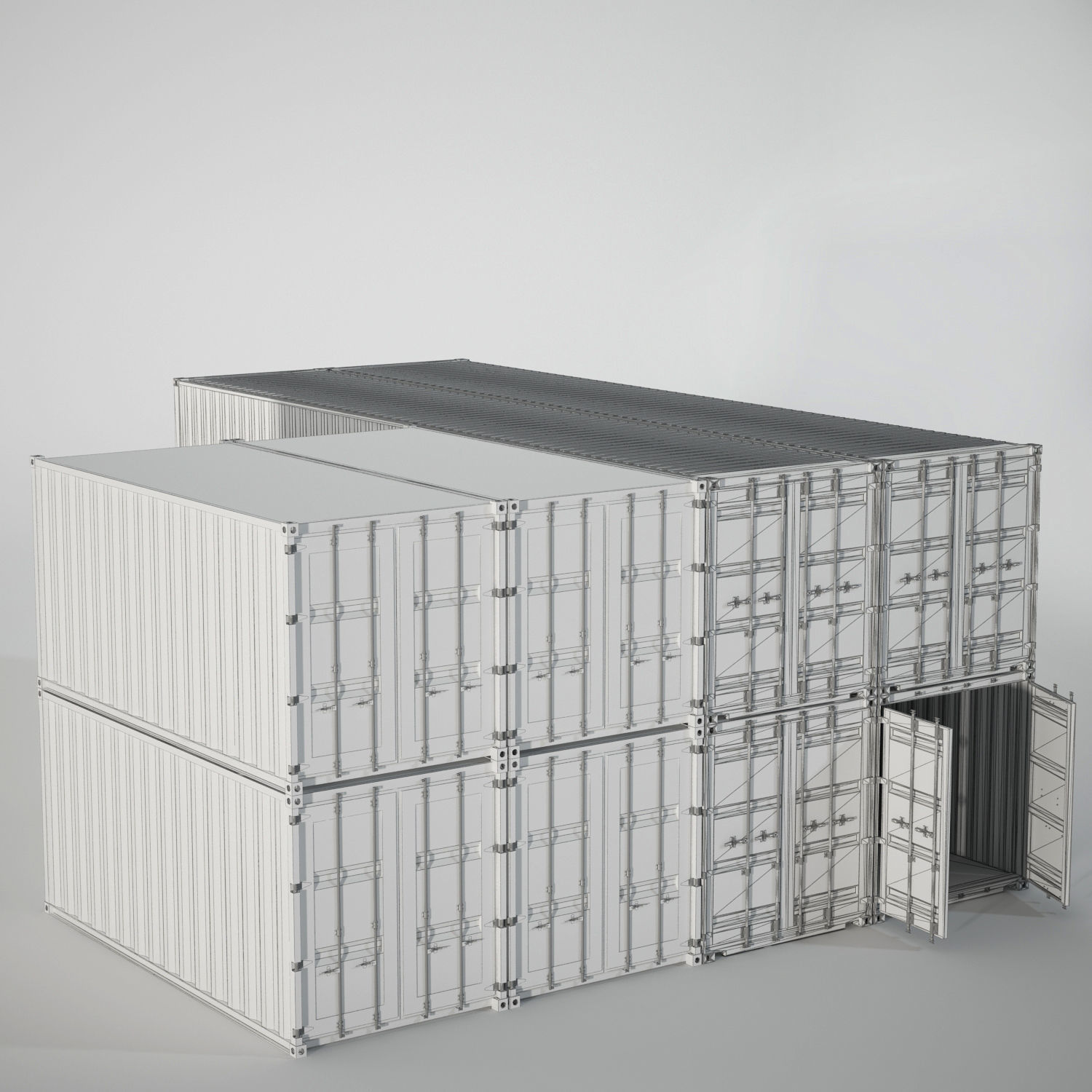 Container 20ft-40ft || Download free 3D models #5040
