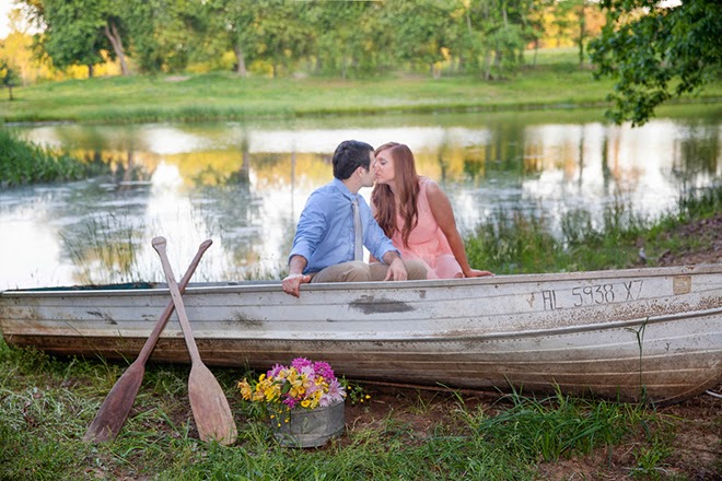 Engagement Session: Rowing Away Into Love - Belle The Magazine
