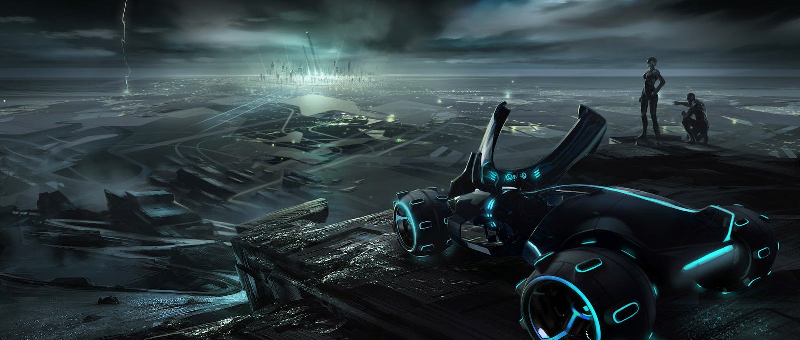 Brilliant TRON: LEGACY Concept Art by David Vyle Levy « Film Sketchr