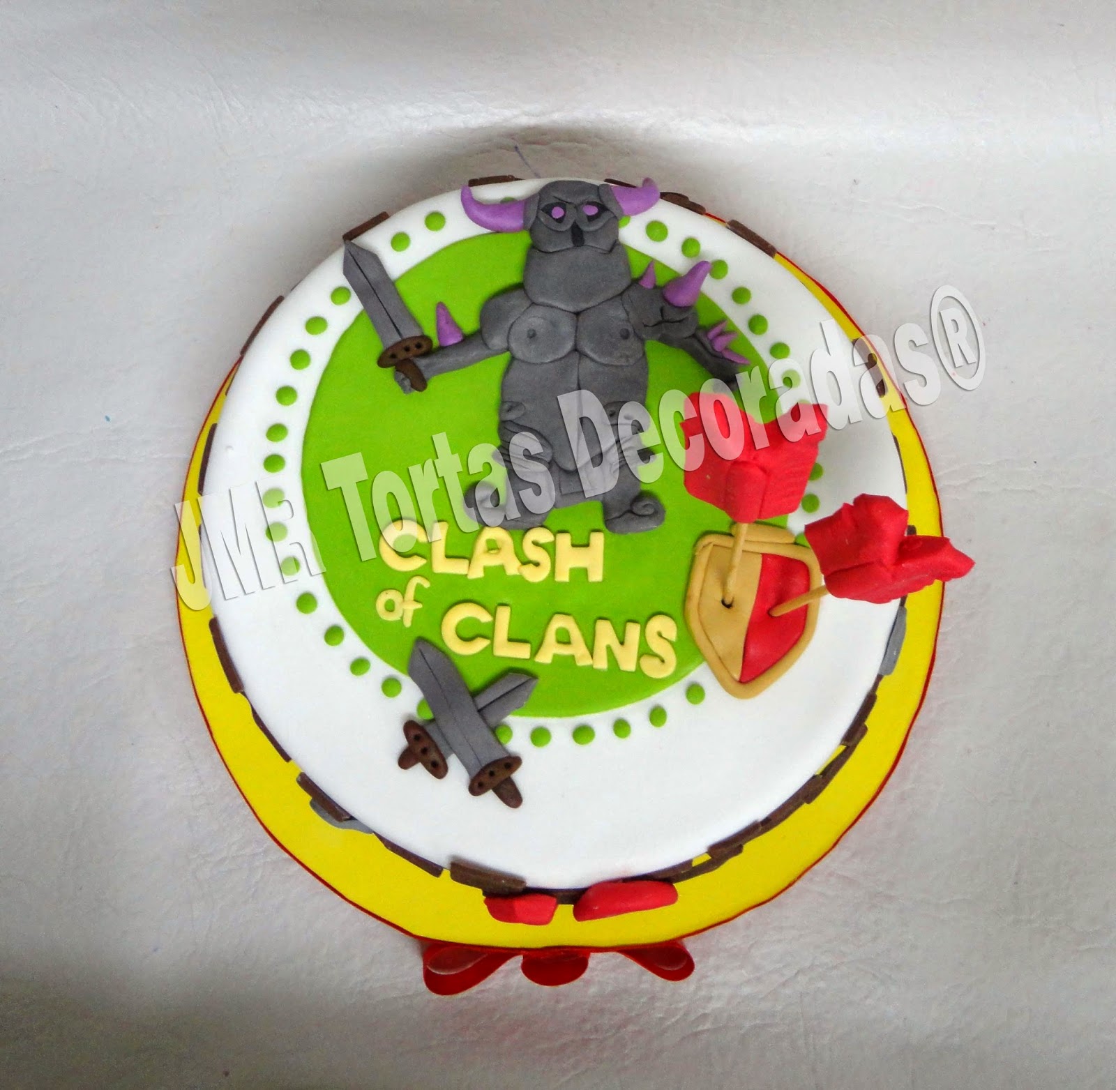 Torta Clash of Clans | JMR Tortas Decoradas