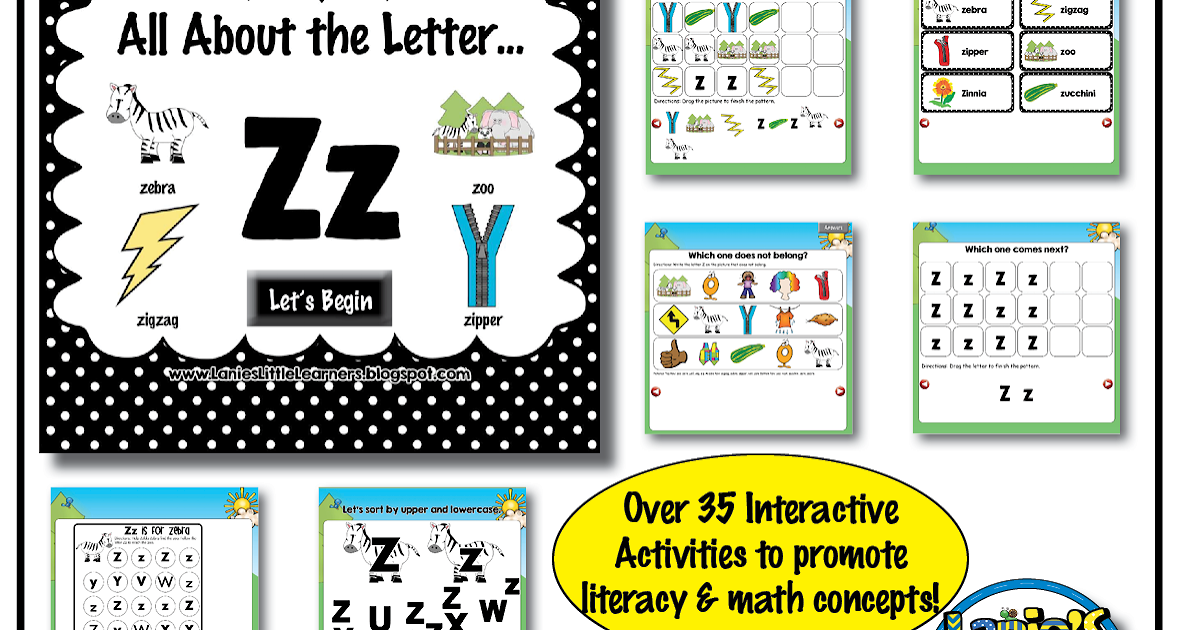 Lanie's Little Learners: All About the Letter Zz {Letter of the Week ...