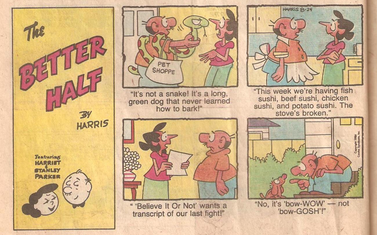 Sunday Comics Debt: The Better Half