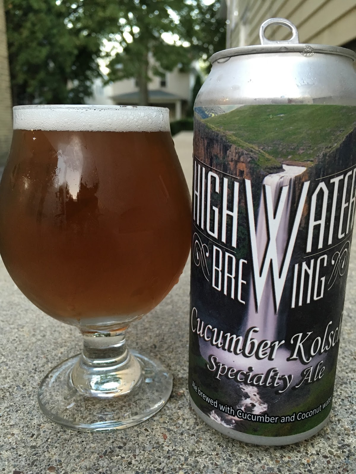 A Crafty Look: Beer Blog: High Water Cucumber Kolsch Specialty Ale