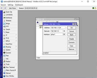 Cara Setting IP Address dan DHCP Server di Winbox Mikrotik - Just Story