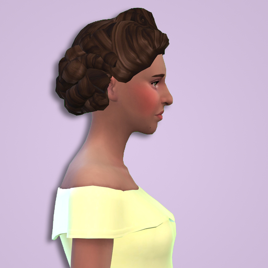 TS4: Sculpted Updo Conversion | History Lover's Sims Blog