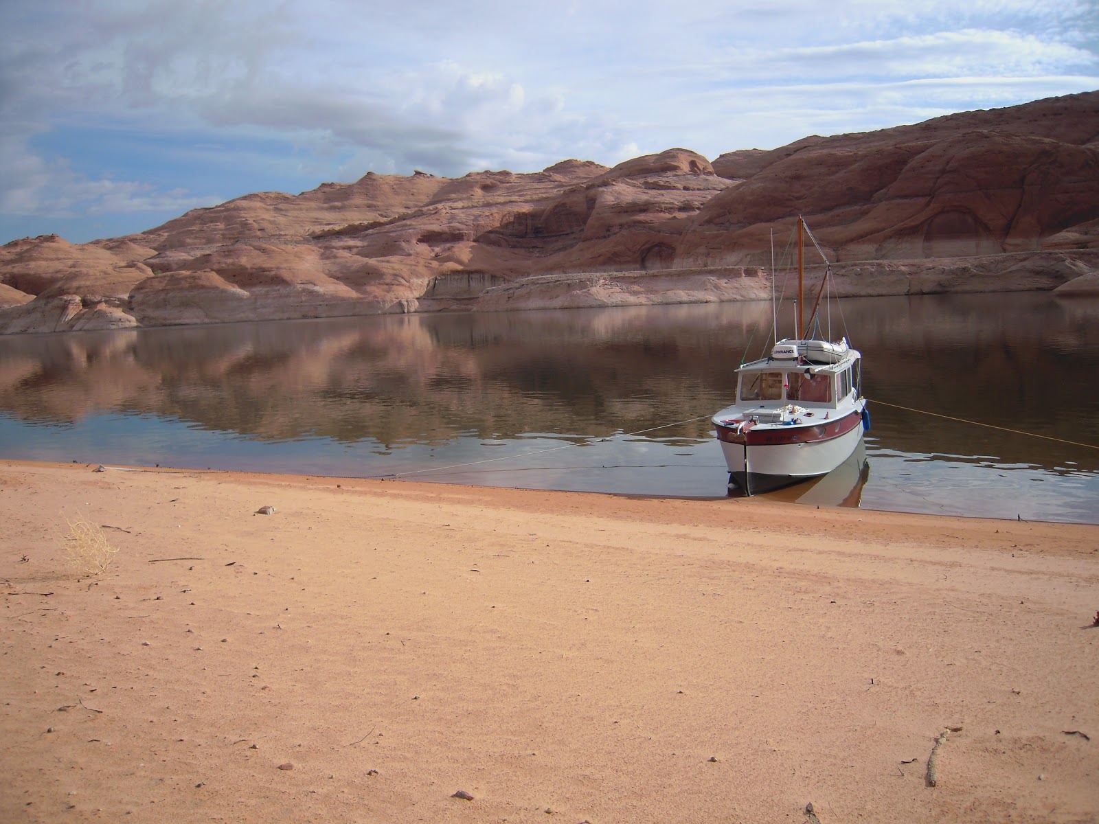 Grebe's Gulf Coast Adventure: At Lake Powell, rainbow bridge