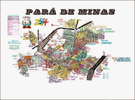 Planta Cartográfica Oficial de Pará de Minas: Planta Cartográfica ...