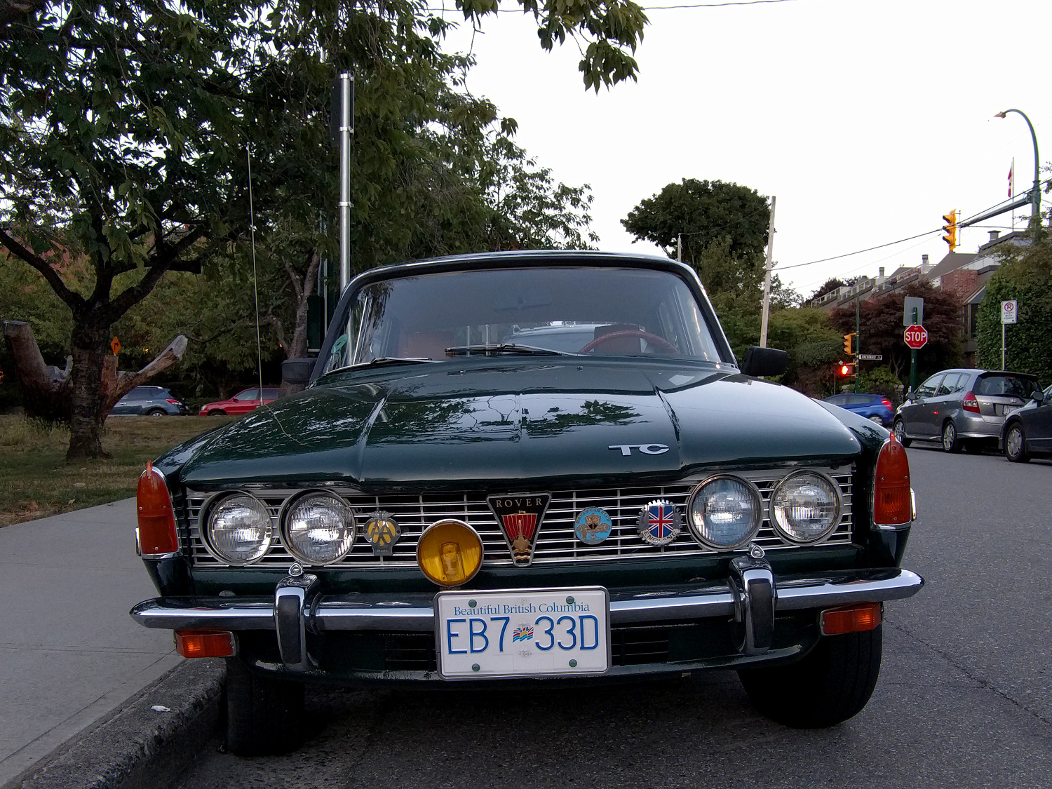 Old Parked Cars Vancouver: 1970 Rover 2000 TC