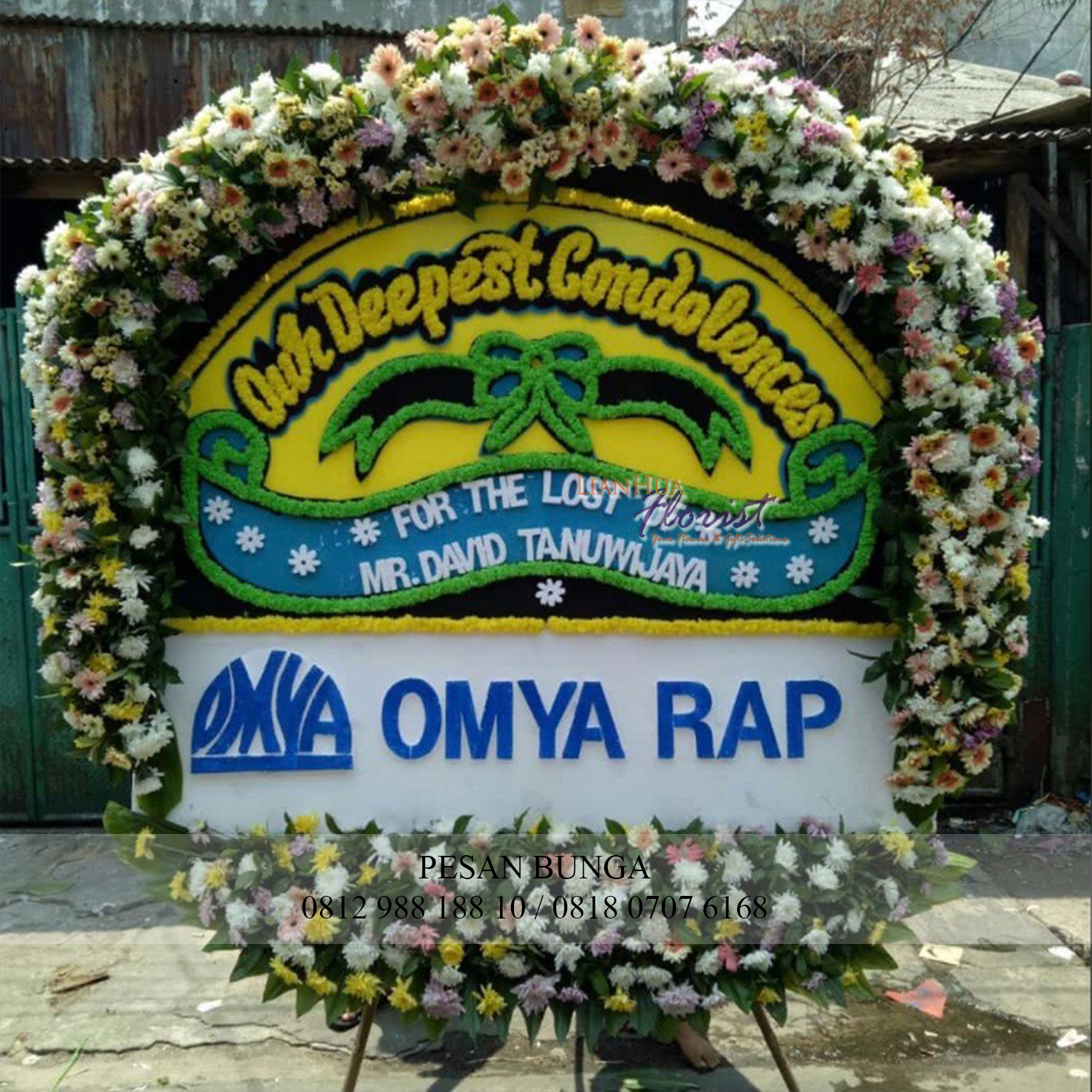 Papan Karangan Bunga Dalam Bahasa Inggris