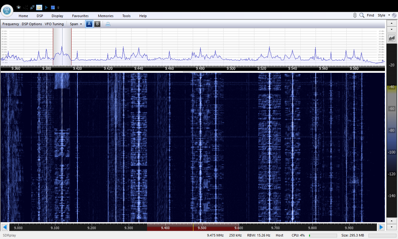 marxy's musing on technology: SDRPlay receiver with SDR Console