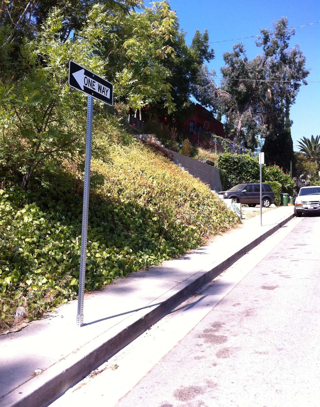 Corralitas Red Car Property: Riverside Terrace: One Way Street Signs ...