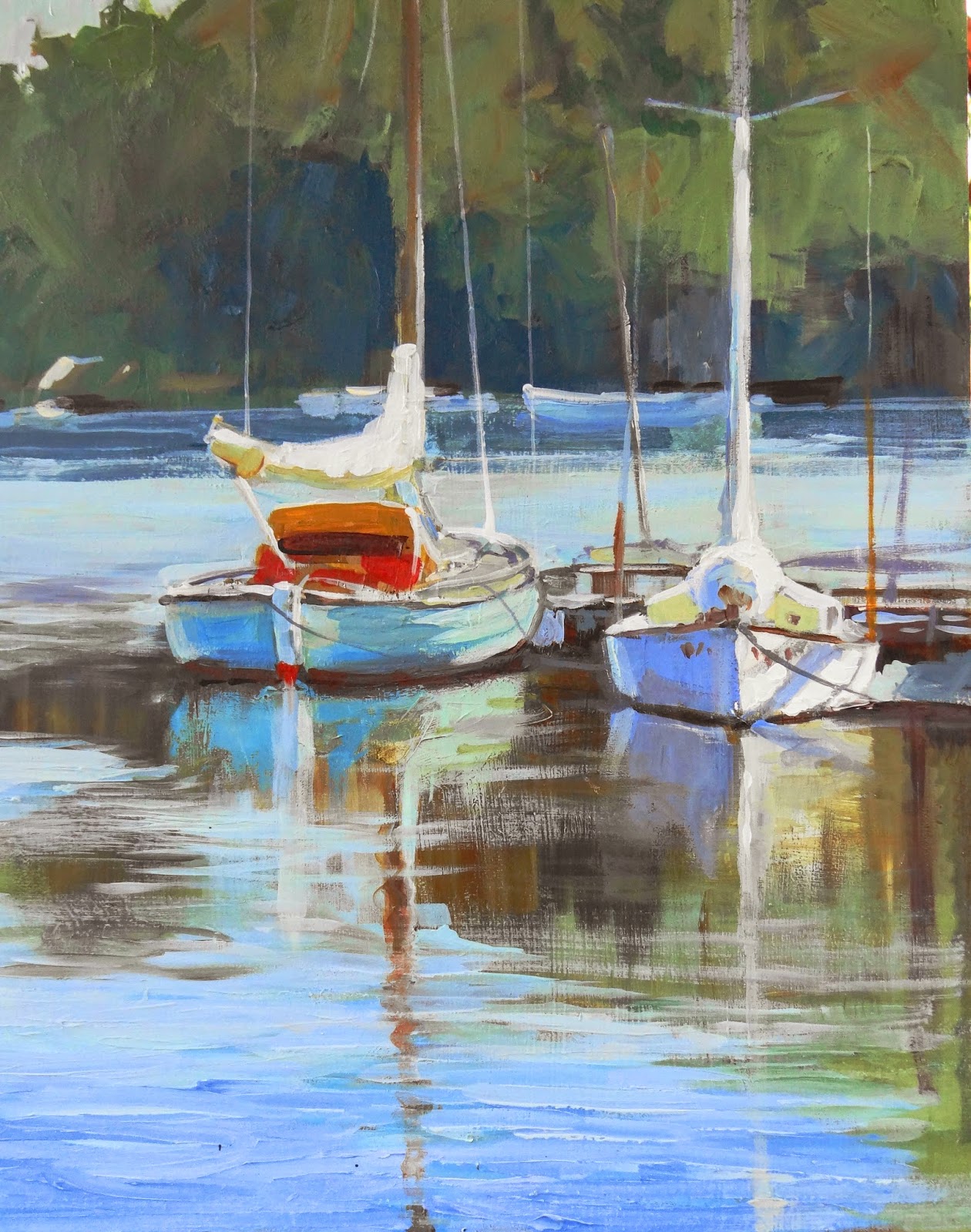 Dianna Shyne : Studying Boats