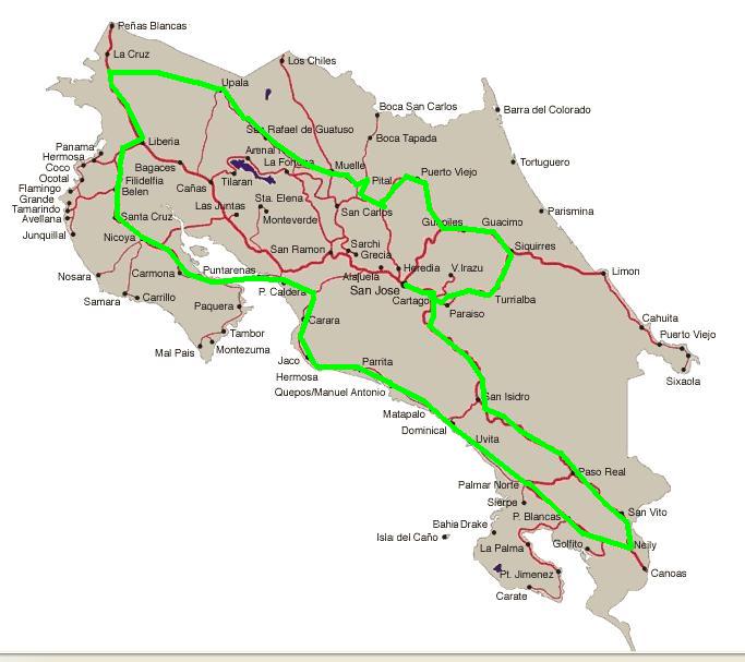 Desafío al Destino: Vuelta a Costa Rica abril 2012