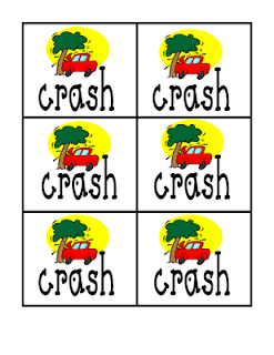 Crash game and Dolch sight words - Really Roper