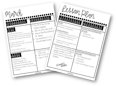 March Lesson Plan | Mrs. Limar's Stars!