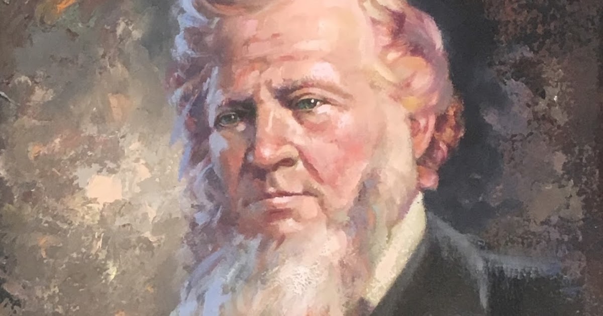 Tim in English: Painting of Brigham Young in St. George Home