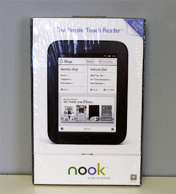 NOOK THE SIMPLE TOUCH READER BY BARNES & NOBLE MODEL BNRV300 ~ Gold ...