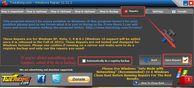 Windows Repair v2.11.1 Download Free 2019 - Black Apps Store