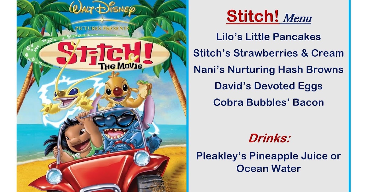 Disney Meal #44 - Stitch