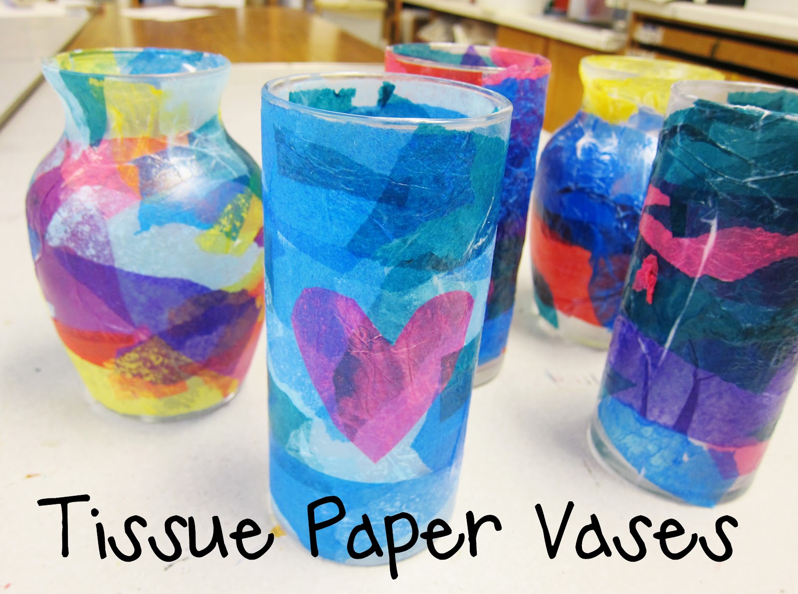 Art is Basic-- Art Teacher Blog: Tissue Paper Fun