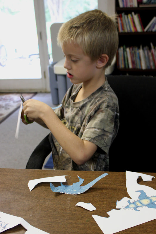 Learning With My Boys: Dinosaurs Day 16: Tyrannosaurus Rex