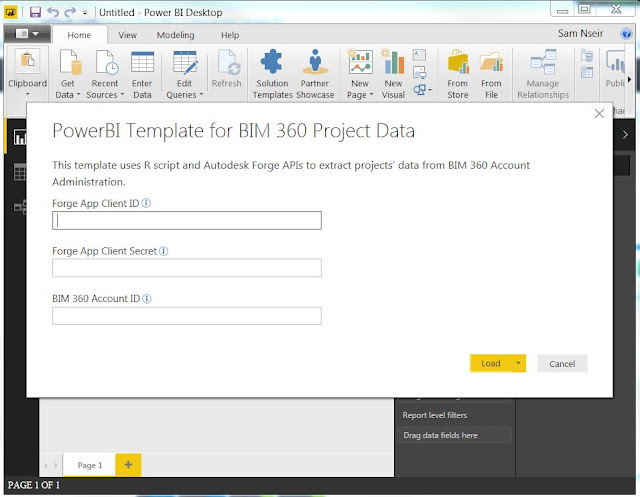 Revit Add-Ons: Integrate BIM 360 data with PowerBI using R