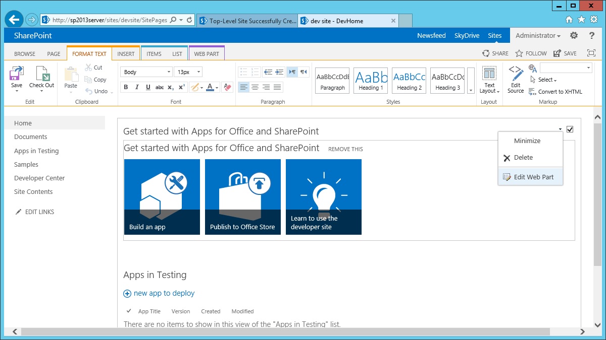 Tech Corner: How to add an Metro Style Item to Get Started With Menu in ...