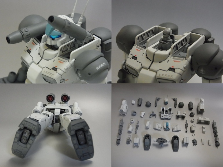 GUNDAM GUY: 1/144 Guncannon Integral - RG & Resin Kit Bash