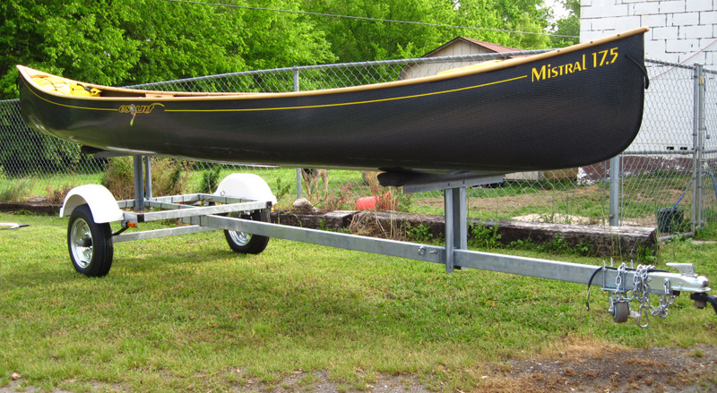 Gary's Outdoor Wanderings2: LOADING THE CANOE ONTO THE CANOE TRAILER