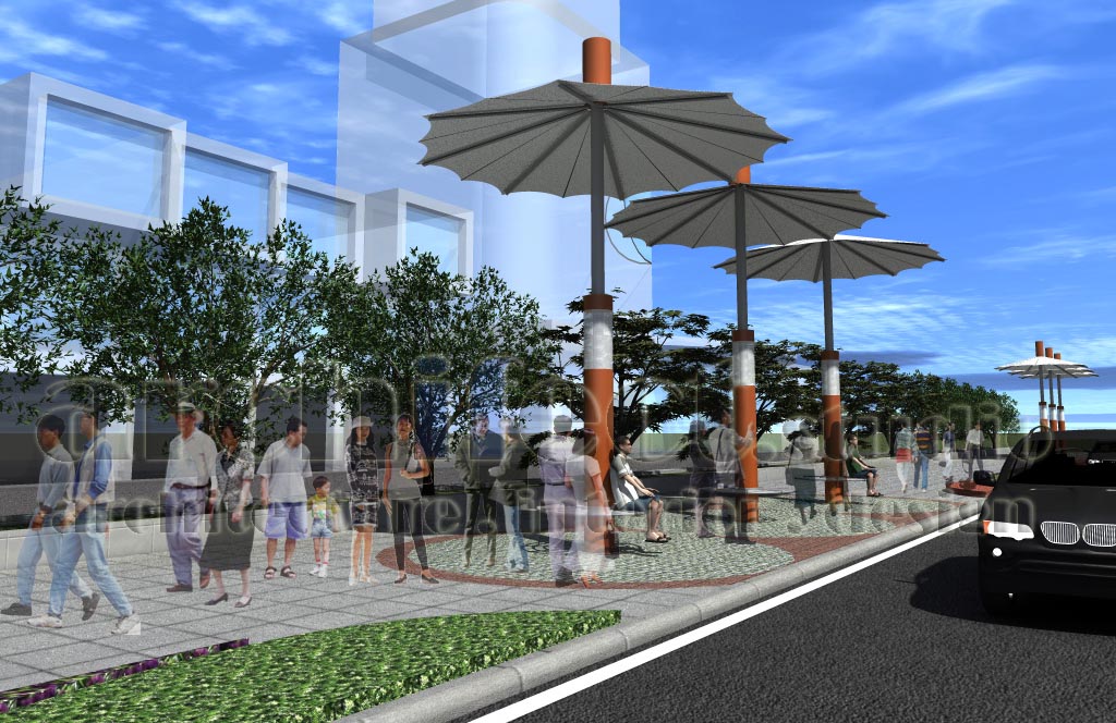 menciptakan trotoar yang bersahabat untuk pejalan kaki