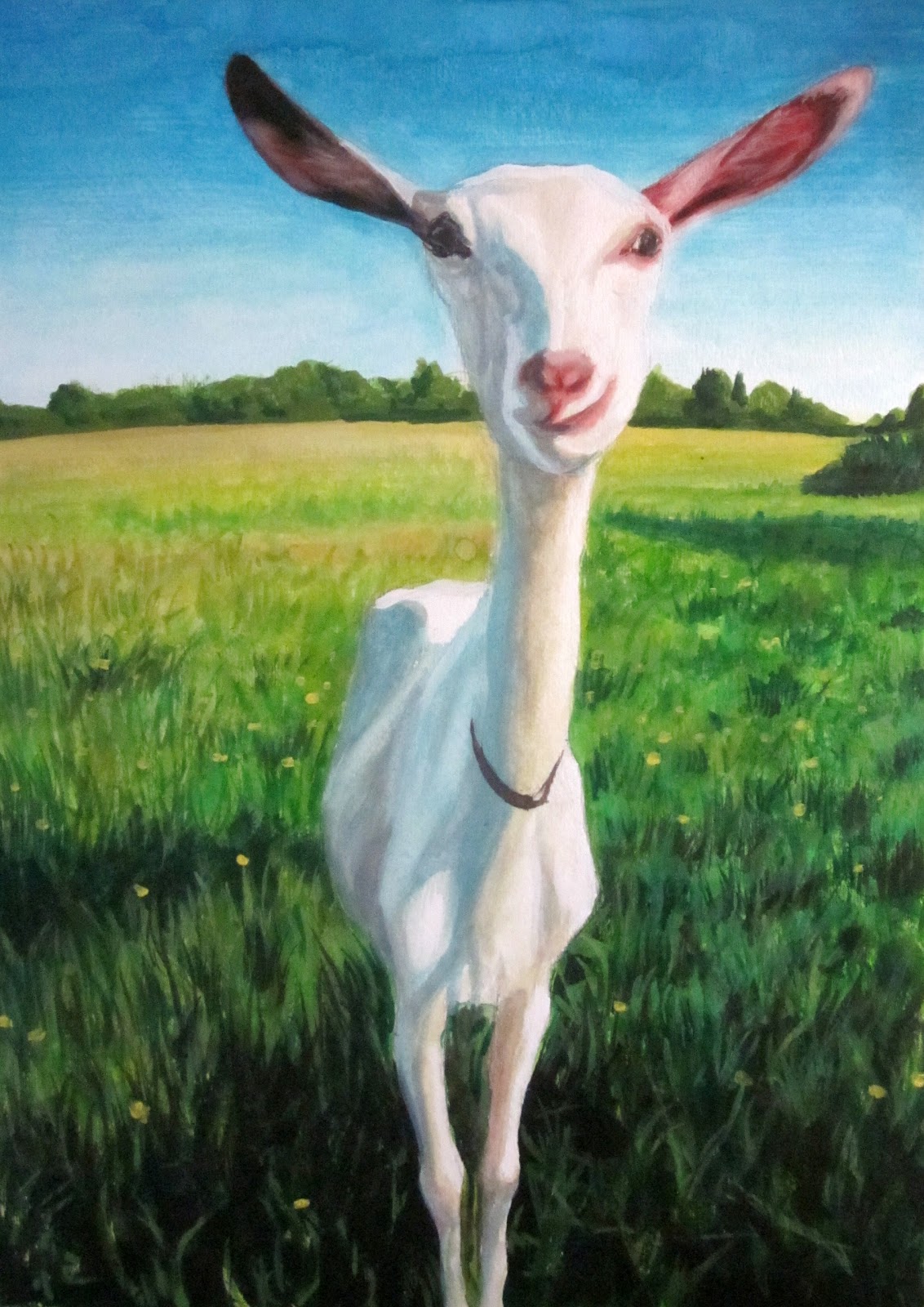 Hannah's ARTventure: A Goofy Goat