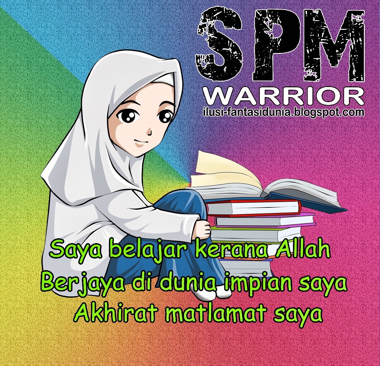 IlusiDunia: DOODLE POSTER SPM : Selamat Berjuang SPM Warrior..