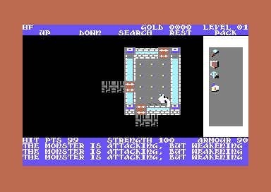 Indie Retro News: Rogue +6DGM - A nice C64 roguelike fixed and fully ...