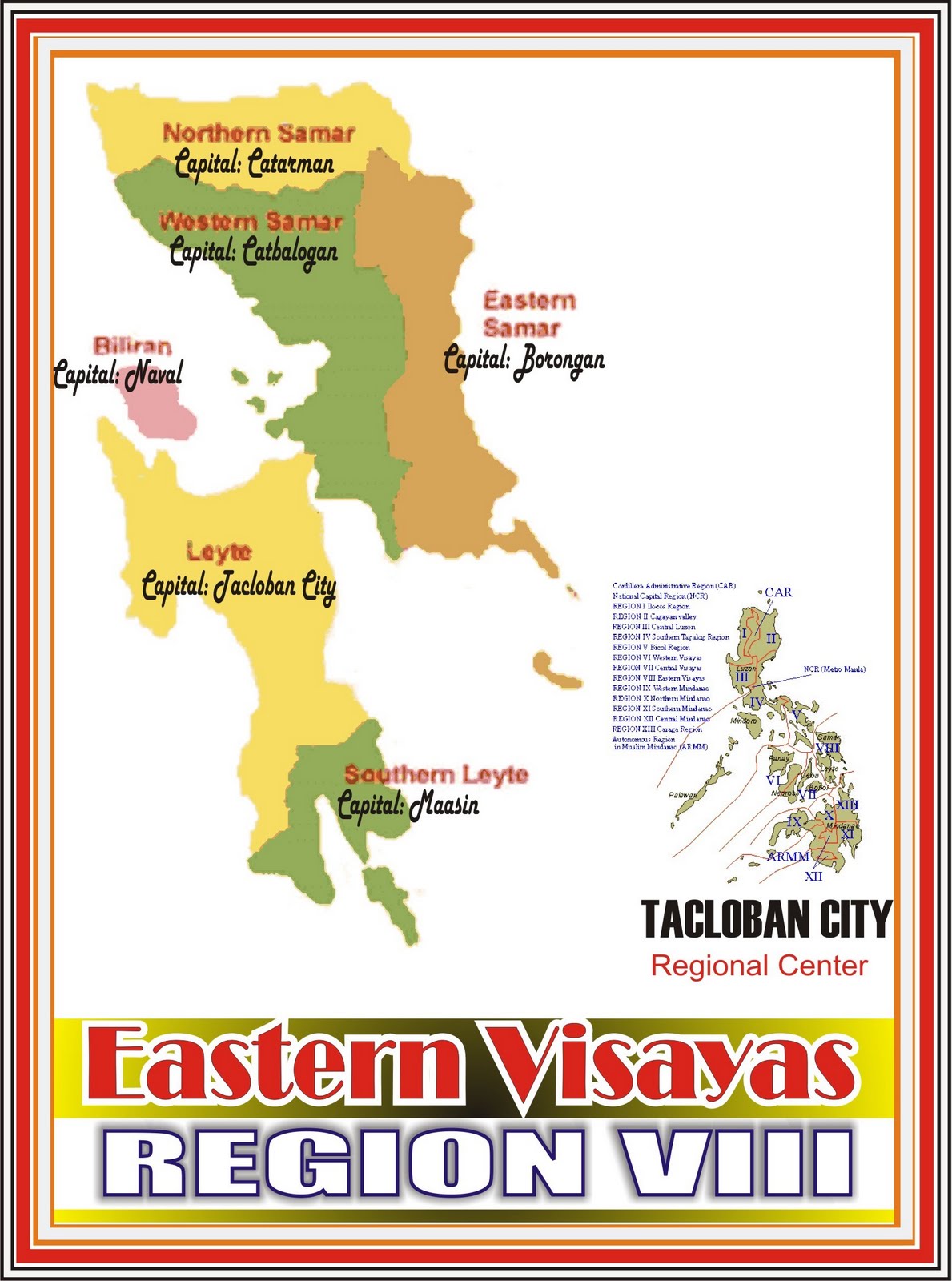 Mellec Computer Center Araling Pinoy: Region 8 - Eastern Visayas