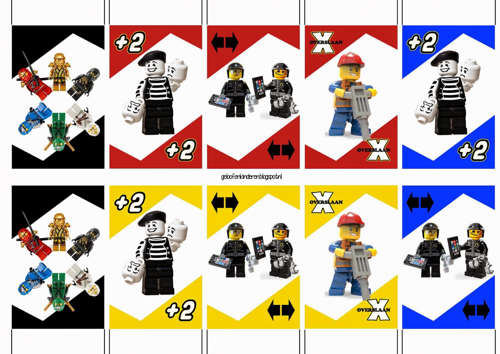 Kopje Thee(a): Maak je eigen Lego Uno kaartspel