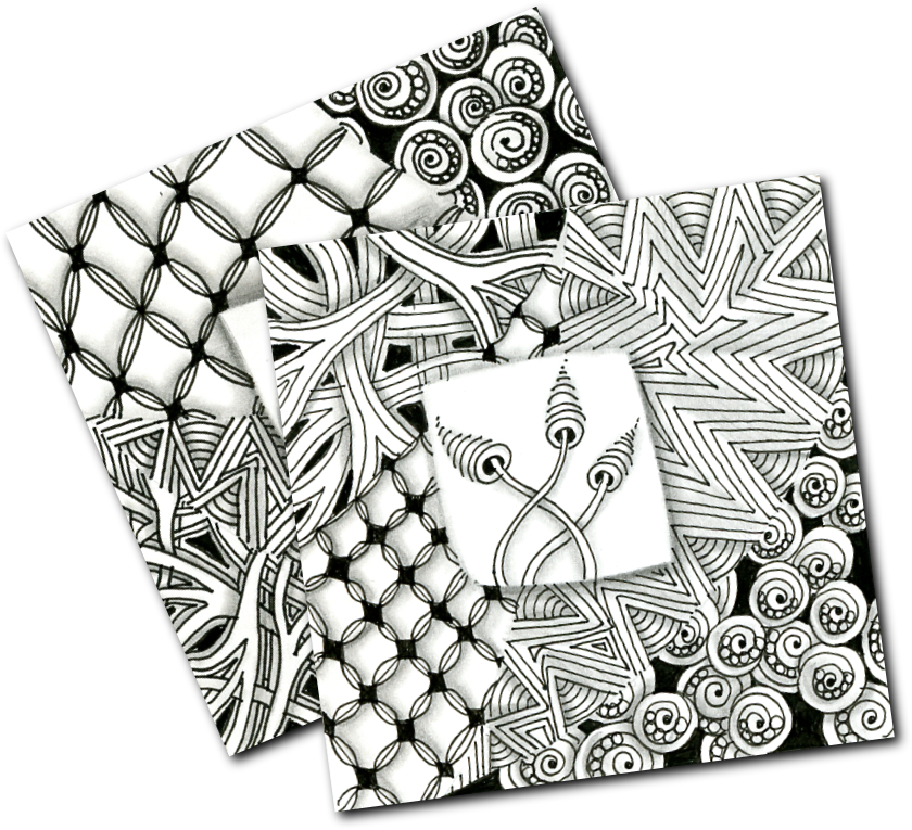 Linda's Crafty Inspirations: Twelve Days of Zentangle - Day 1