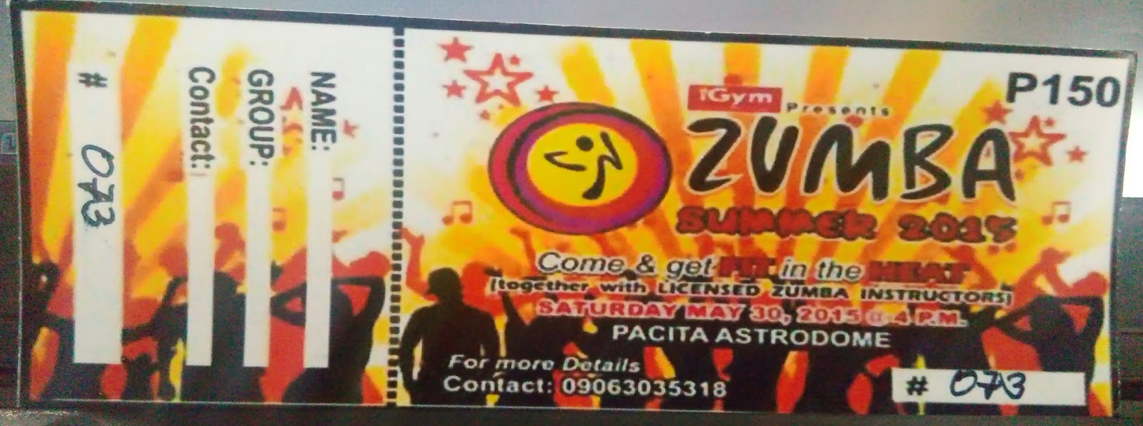 FREE TICKET ZUMBA GIVEAWAY! - Fashion is my Passion