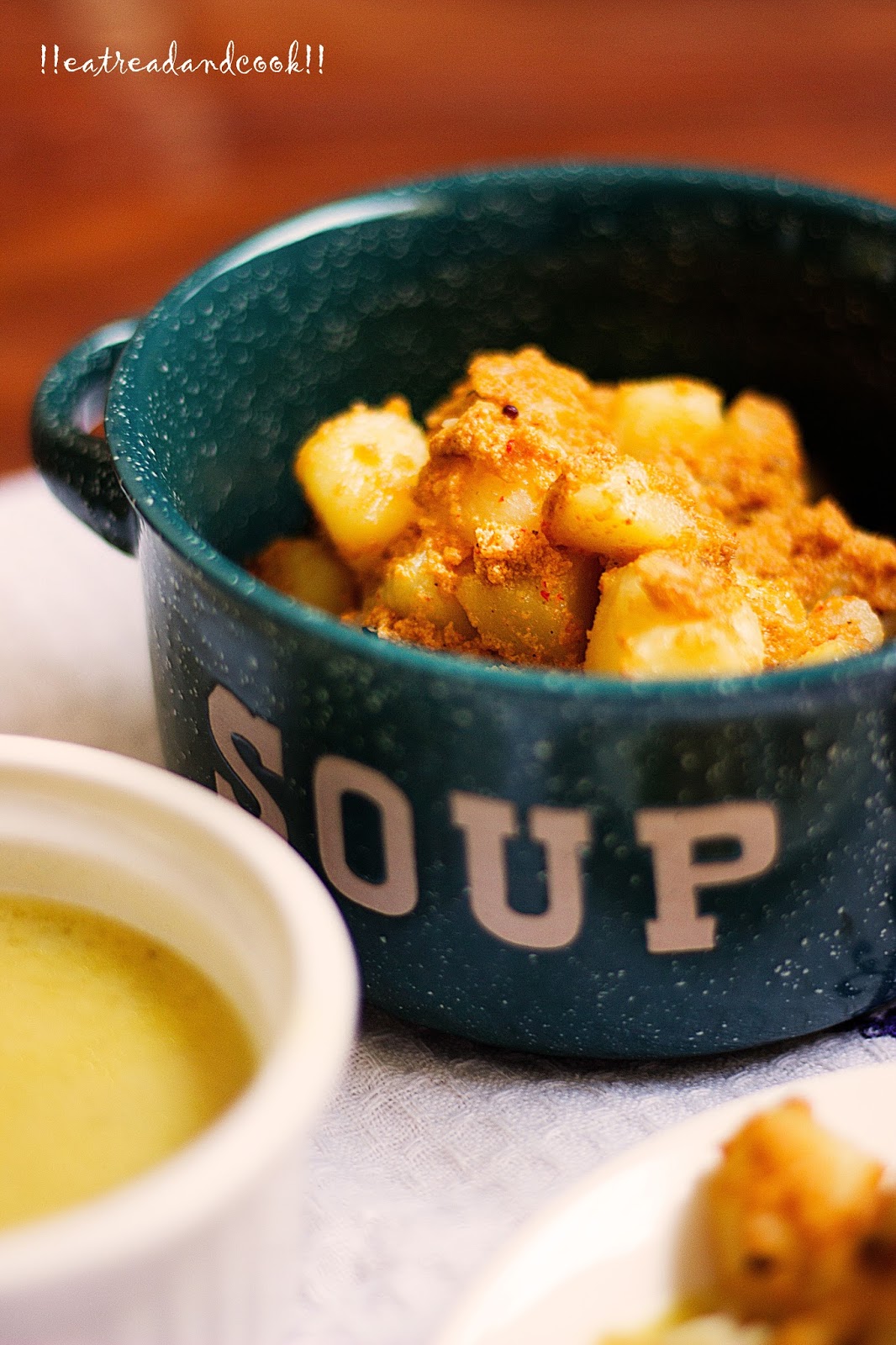 Jhal Posto / Bengali Spicy Potato Curry with Poppy Seeds