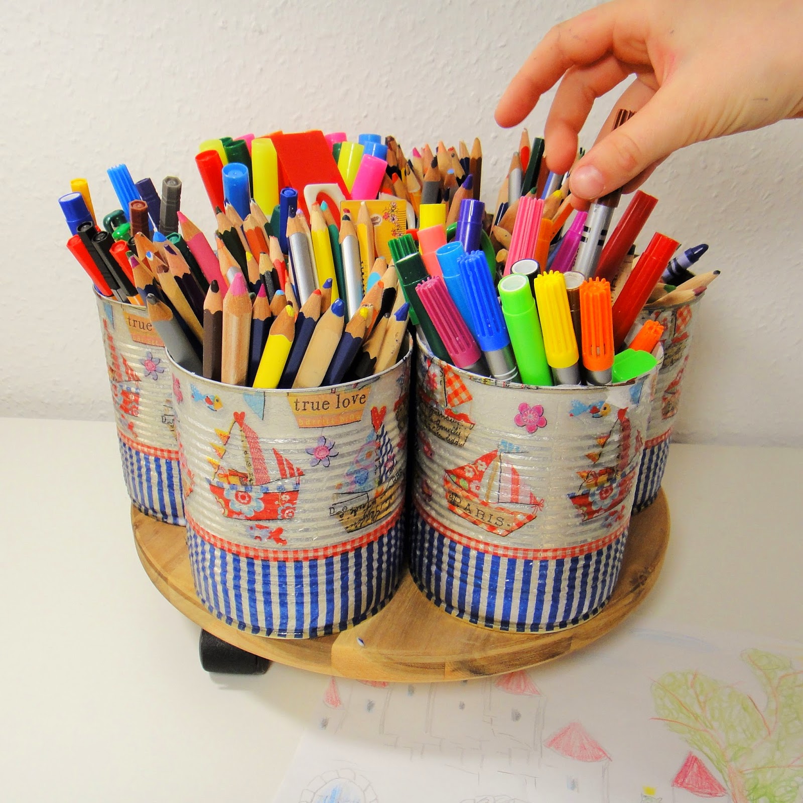 Ines Felix - Kreatives zum Nachmachen: Stifte-Organizer