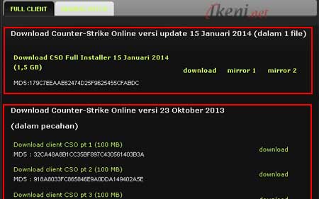 Cara Download & Install Counter Strike Online (CSO) - HageshiAkuryo