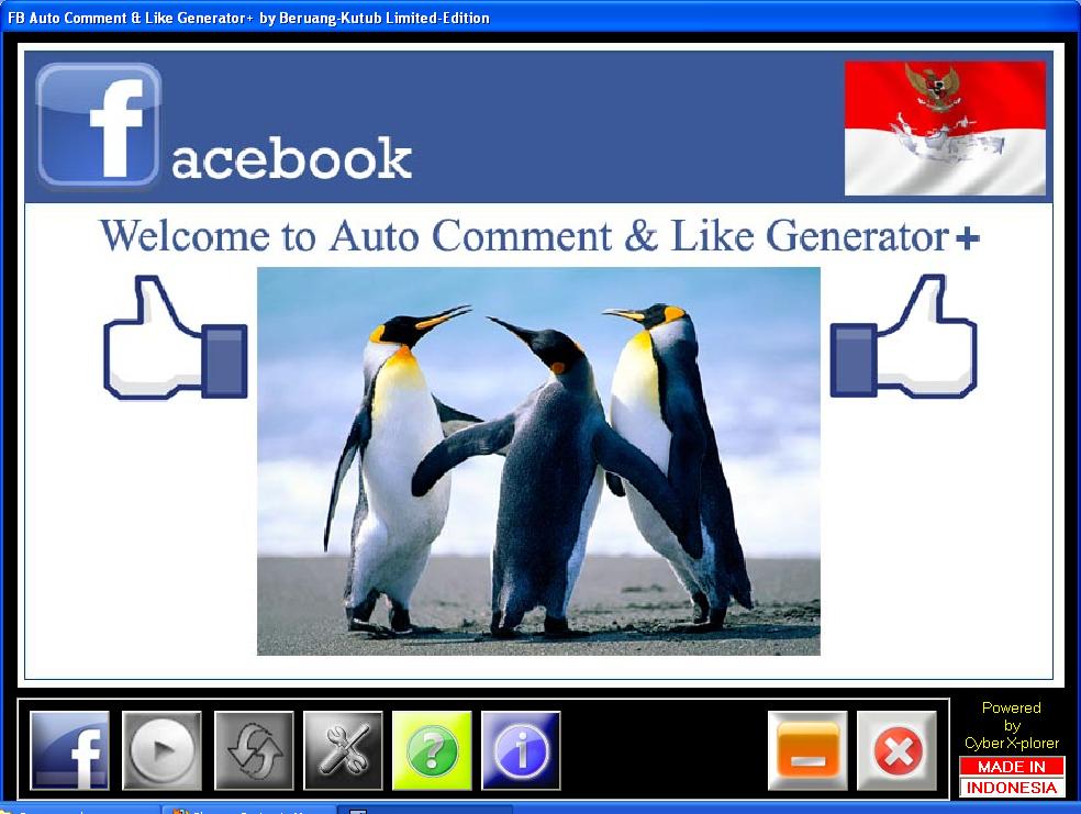 Facebook Auto Comment & Like Generator-V4.16 | Free Software