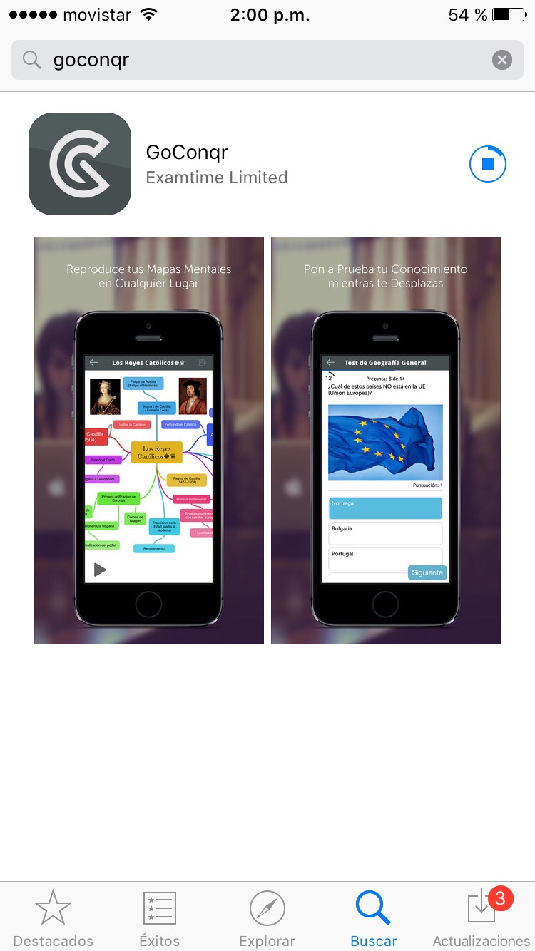 GoConqr App : GoConqr App - Objetivos, características, competencias, etc