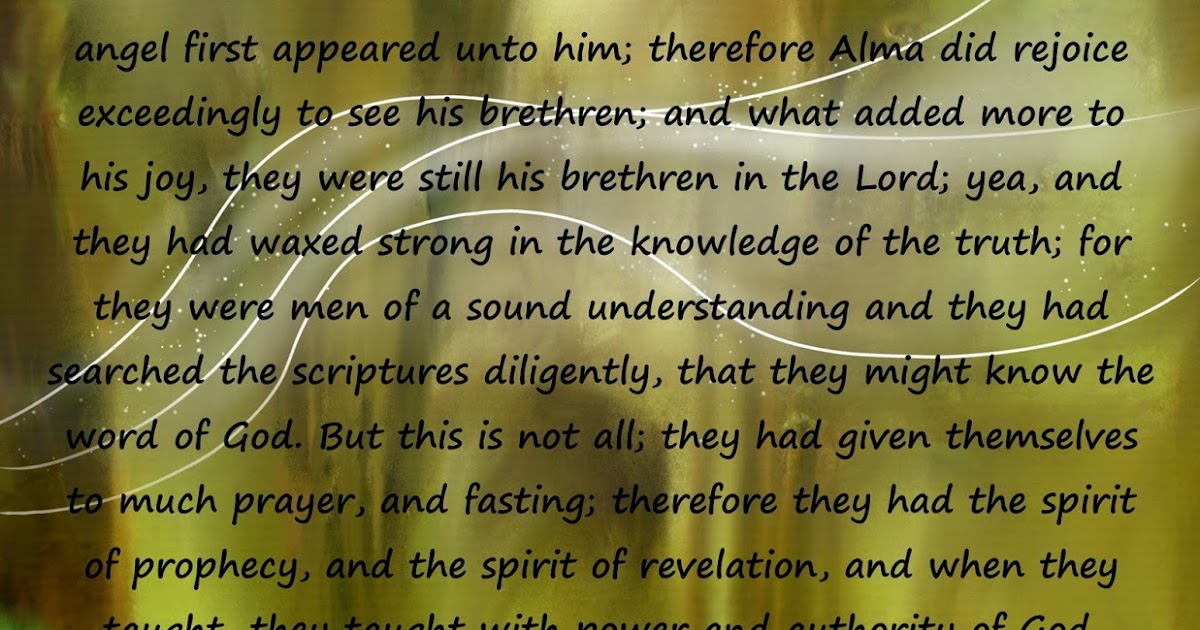 Teaching the Book of Mormon to Children: Scripture Mastery - Alma 17:2-3