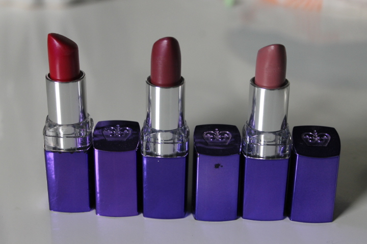 Ma collection de rouge à lèvre - Paillettes et rose poudré